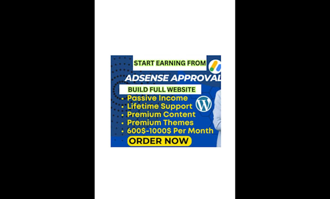 Build full website for google adsense approval by Muzamilkhan840 | Fiverr