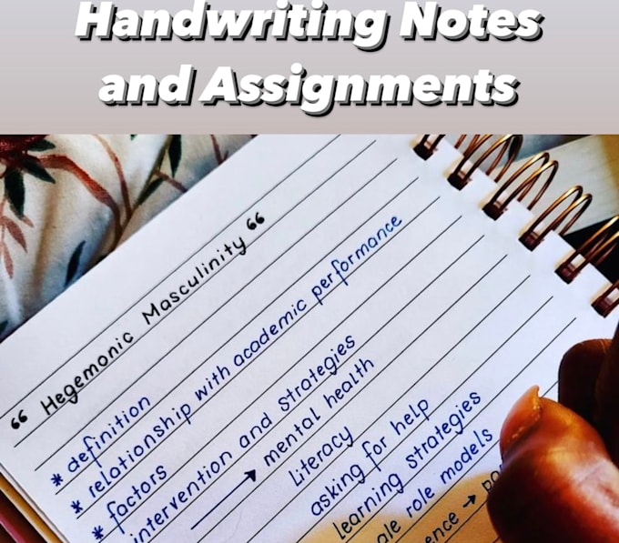 Handwrite notes, assignments and letters by Umairyousaf208 | Fiverr
