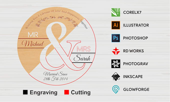 Design laser engraving and cutting files from your images by Ayan_raza6 ...