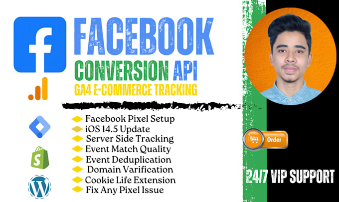 Setup facebook pixel conversion api, ga4 ecommerce with server side ...