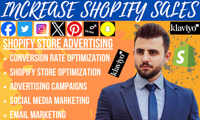 Increase shopify sales, shopify store advertising, boost ecommerce ...
