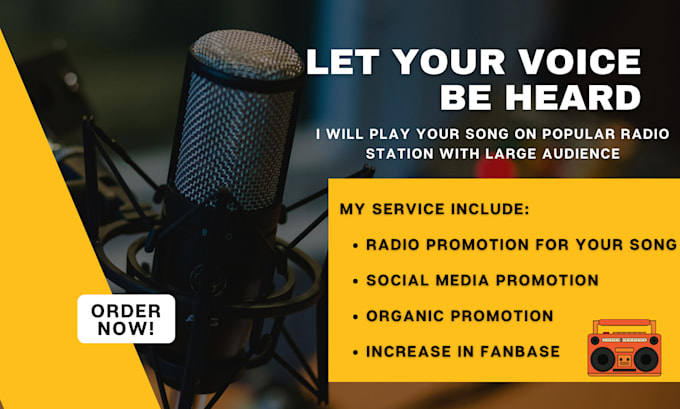 Play your song on popular radio station with large audience by ...