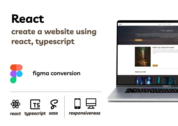 Create a website using react, typescript by Igortysiachuk | Fiverr
