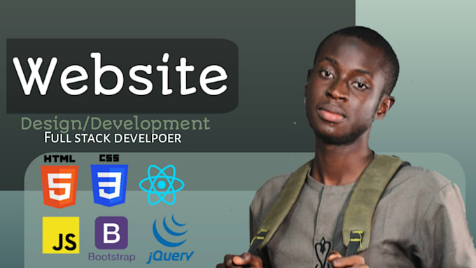 Develop a responsive website design with html, css and js by Roukee ...