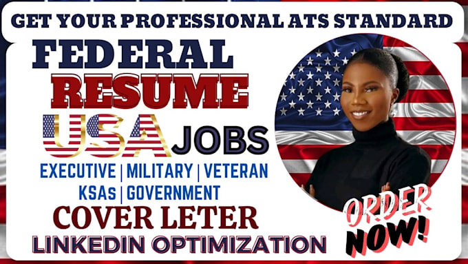 Write federal government executive usajobs veteran ats resume,ksas, transcripts by Excel_resume1 ...