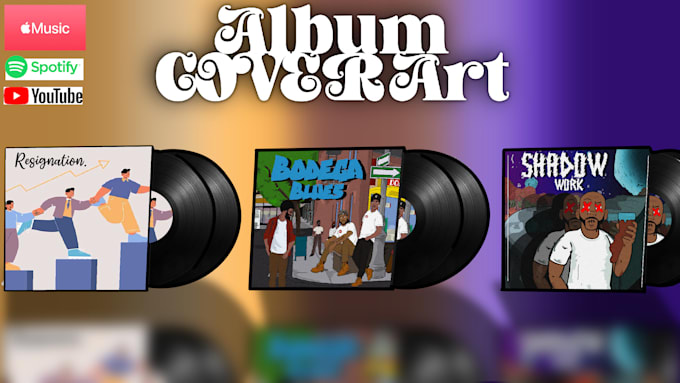 Create cartoon album covers for your music with animation by ...