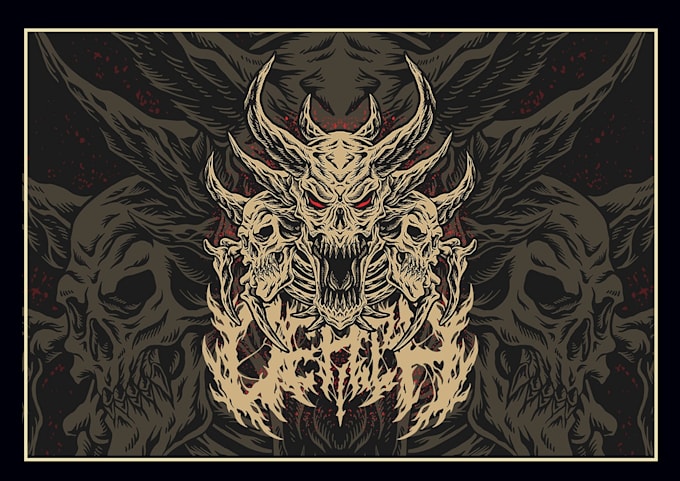 Death metal logo, slamming, gore grind, black metal by Zxsna_frtlden ...