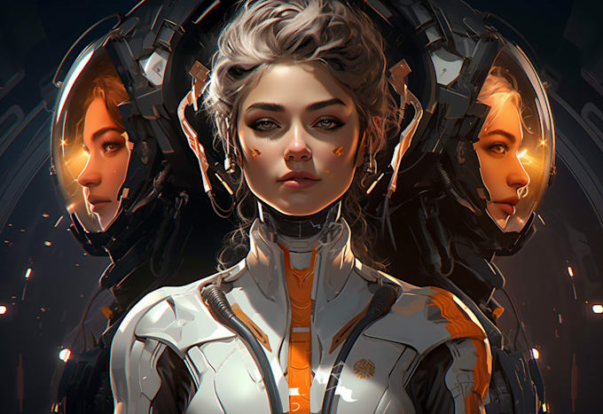 Draw unique sci fi character and sci fi art for you by Alaxendar | Fiverr