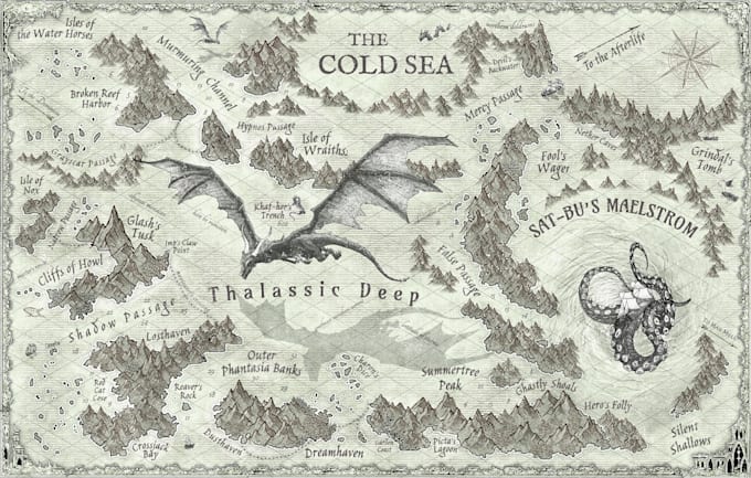 Design and costumize 2d digital parchment maps in all 4k hd by ...