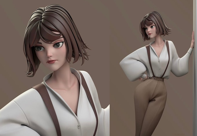 3d character modeling 3d stylized character 3d model 3d game character design by Michael_j0rdan ...