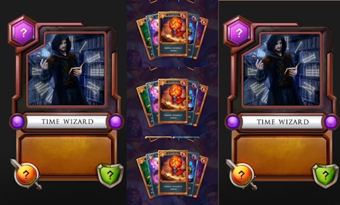 Design stunning card game,board game with character,symbols, icon, tcg ...