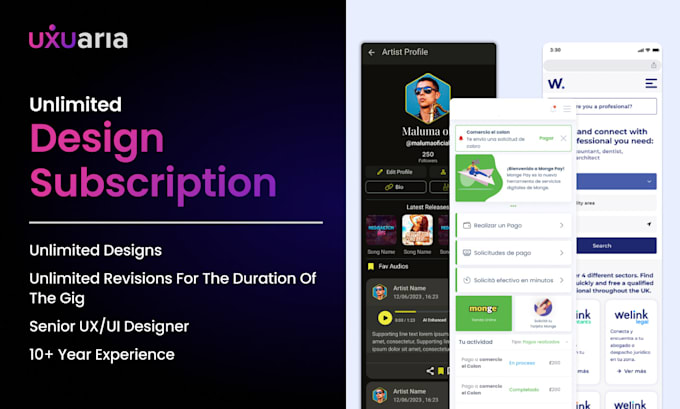 Be your ux, ui, unlimited web and app design subscription by ...