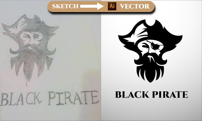 Make a vectorized logo from your sketch hand drawing or idea for your ...