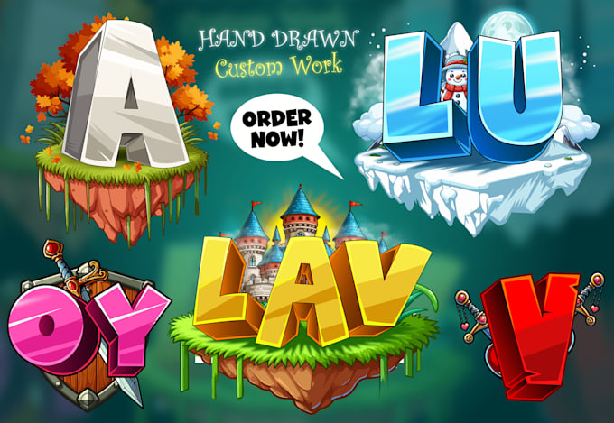 Create server icon or logo minecraft server by Shazi_vectorart | Fiverr