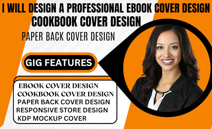 Design ebook cover design, cookbook cover design, kdp book cover design ...