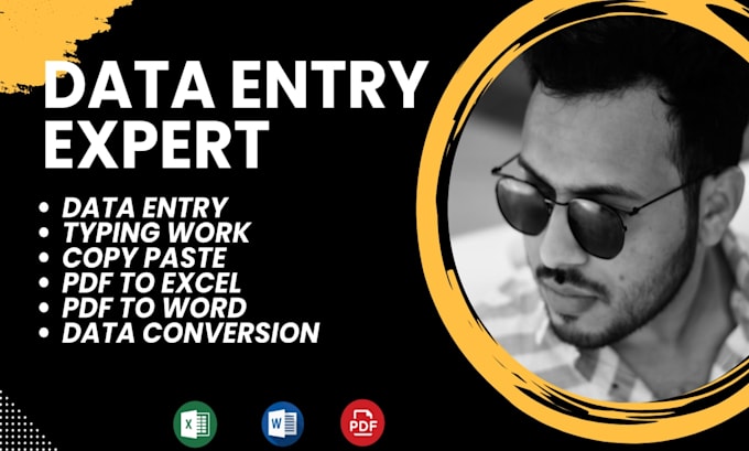 Do excel data entry, copy paste and typing works by Shiyasdxb7 | Fiverr