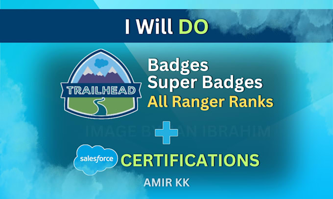 Help You In Salesforce Certification Salesforce Trailhead Badges Superbadges By Aminkhan7 Fiverr