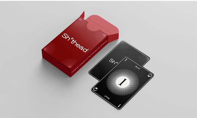 Create your card game design board game rule book card game mockup card ...