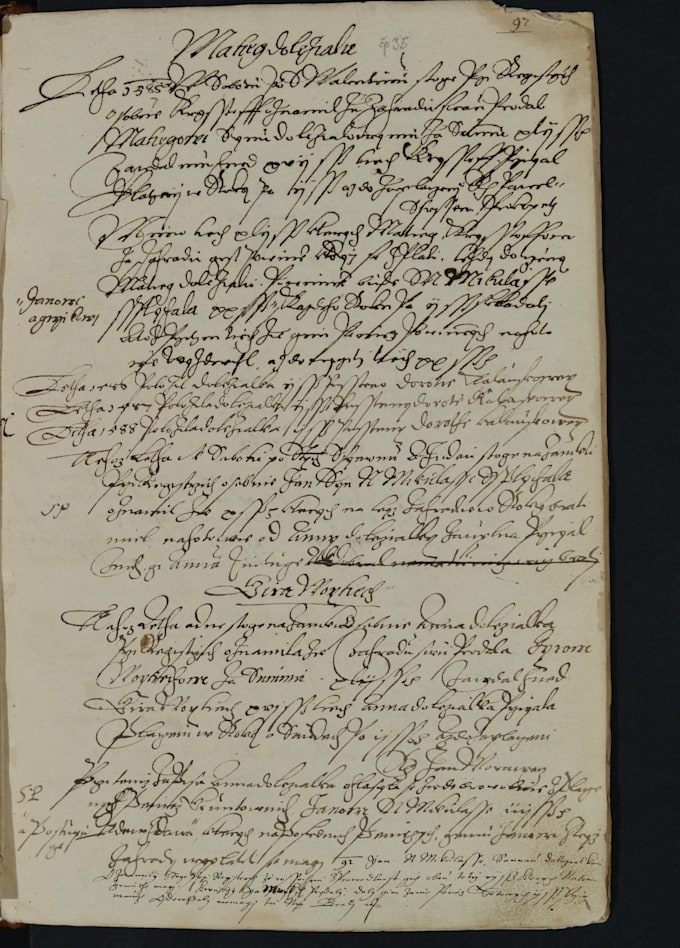 Transcribe handwritten genealogy records from czech to english by ...