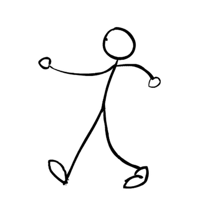 Draw and do a stickman animation for any character by Davebepy | Fiverr