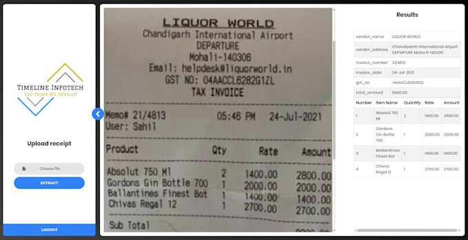 Extract tabular and non tabular informations from documents by ...