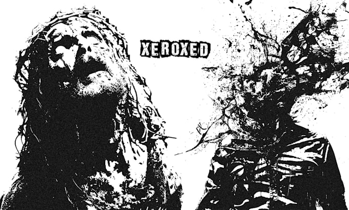 Design brutal xeroxed artwork for you by Lilithxmonster | Fiverr