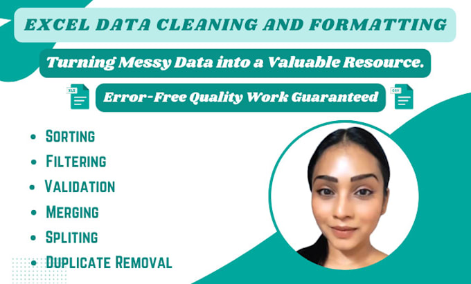 Do data cleaning and formatting in microsoft excel by Mohimoh_666 | Fiverr