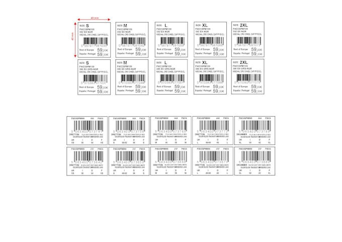 Make barcode generate all tape product label sticker by Nabeelquresh253 ...