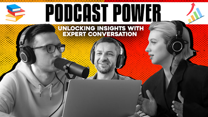 Make podcast thumbnails that grab attention by Rahulparmar222 | Fiverr