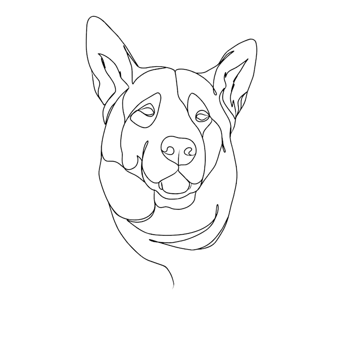 Draw illustration with continuous line art 24 hours by Nuraeni13 | Fiverr