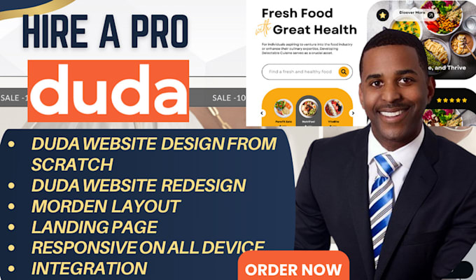 Design and build a website using duda website builder by Dan_scott1 | Fiverr