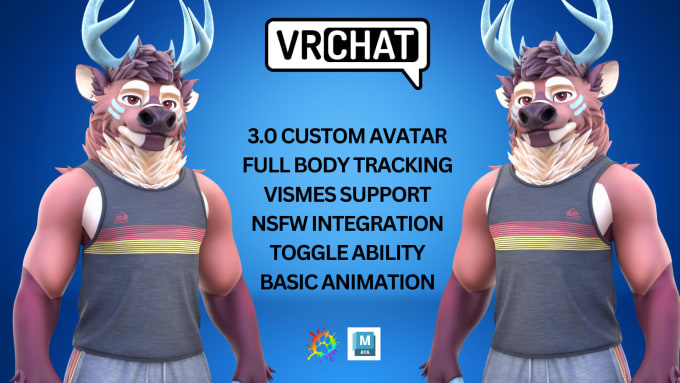 Make A Highly Detailed Vrchat Avatar 3d Anime 3d Model Vtuber Model Nsfw By Micuade Fiverr
