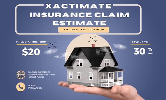 Do xactimate insurance claim estimation by Sanamehsan970 | Fiverr