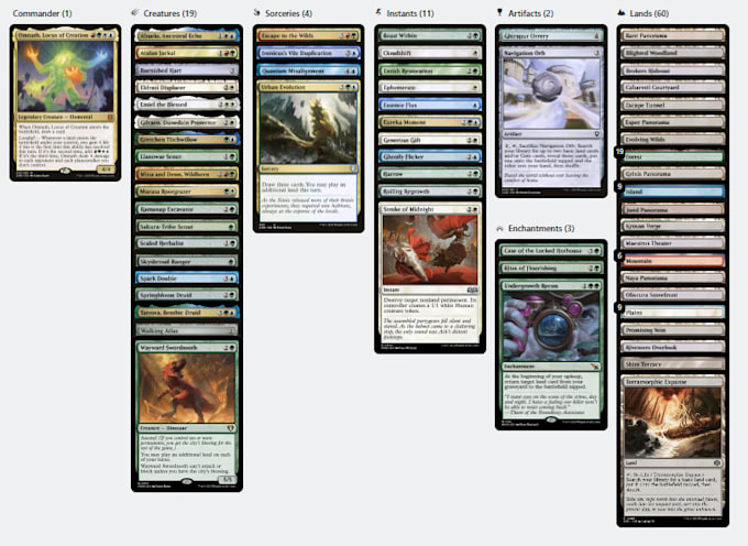 Build you a custom magic the gathering edh commander deck by Marcusmtg ...