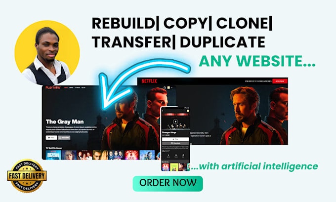 Clone, transfer, copy, duplicate or rebuild any website with ai by Mars ...