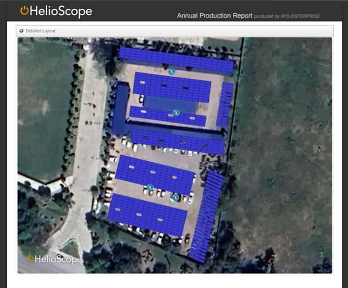 Solar system design on helioscope by Zuabu_mus | Fiverr