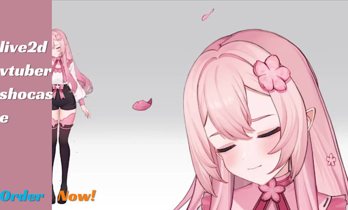 Draw and rig 2dvtuber,vtuber model, anime art, using live2d for vtube ...