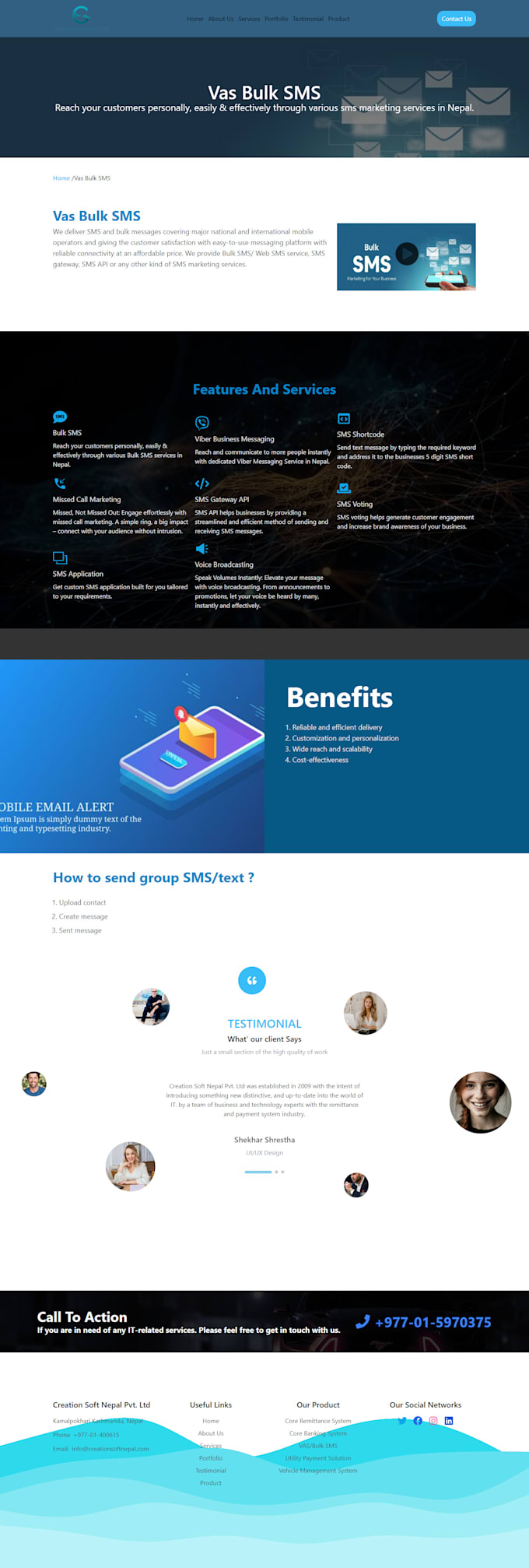 Create responsive website using next, react and tailwind by Mandiptamang77 | Fiverr