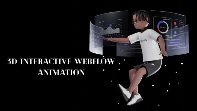 Design interactive 3d webflow website, 3d animated spline, figma to ...