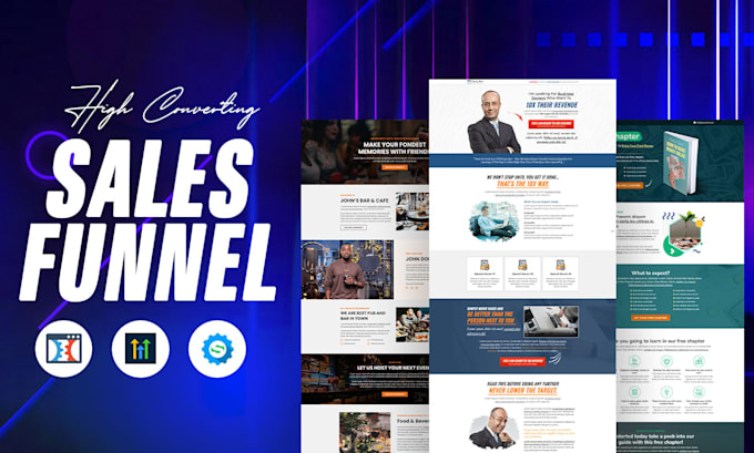 Build high converting sales funnel in gohighlevel, clickfunnels ...