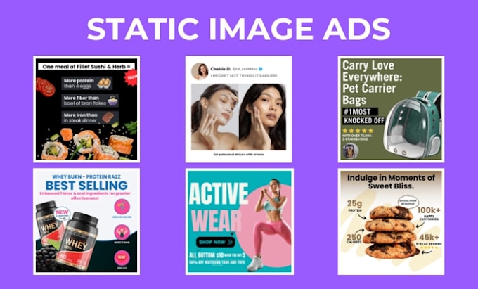 Design highly converting static image ads for your brand by Akhildigitech | Fiverr