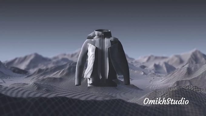 Create 3d sportswear animation 3d workwear animation fashion product ...