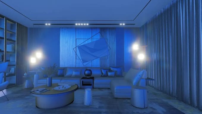 Do 3d visualization of interior model 10 to 20sq m by Erika_pineda | Fiverr