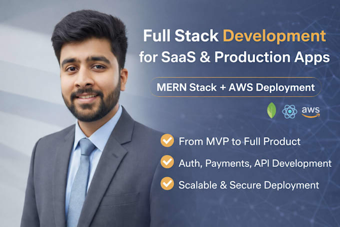 Be your full stack web developer in react and nodejs by Muhammadhase805 ...