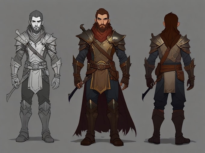 Design custom 2d character design and concept art by Melvarewer | Fiverr