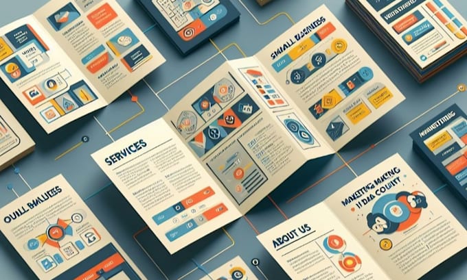 Design flyer, trifold or pamphlet by Chennty | Fiverr