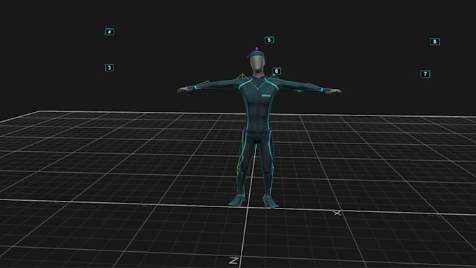 Provide industry standard optical motion capture data by David_hartman ...