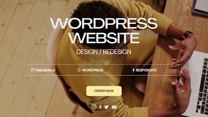 Do wordpress website development, design, redesign, fix, or edit by ...