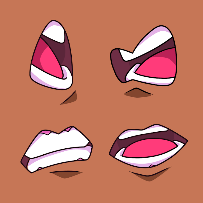 Create professional mouth lip sync animation 2d by Saad_badar_05 | Fiverr