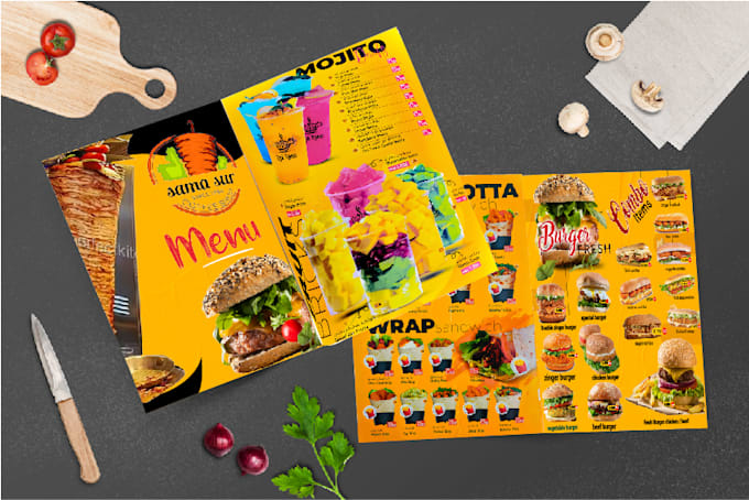 Design restaurant food menu attractive restaurant menu by Zaidpeshawar ...